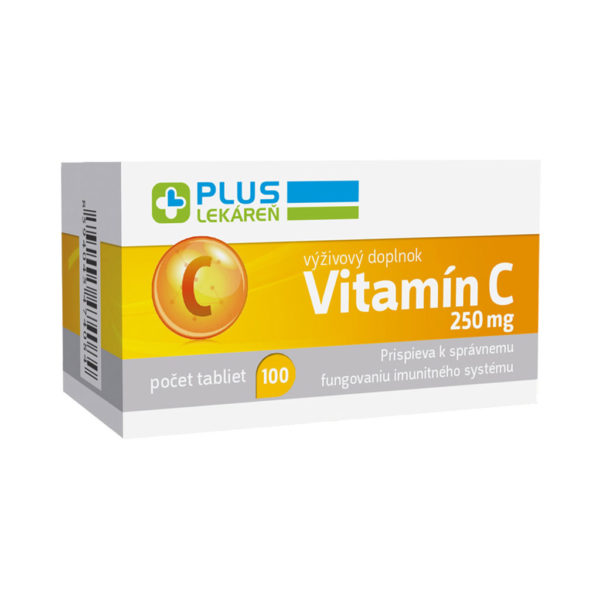 Vitamín C 250 mg, 100 tbl | Plus Lekáreň